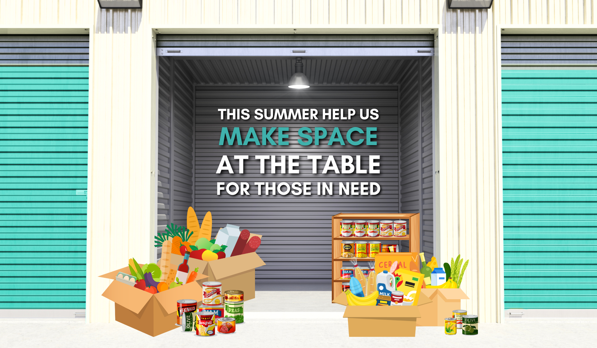 This Summer Help us Make Space at the Table for Those in Need - Make Space